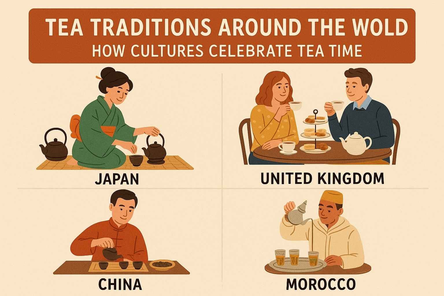 Traditions Around the World: How Cultures Celebrate Tea Time - Caffeine ...