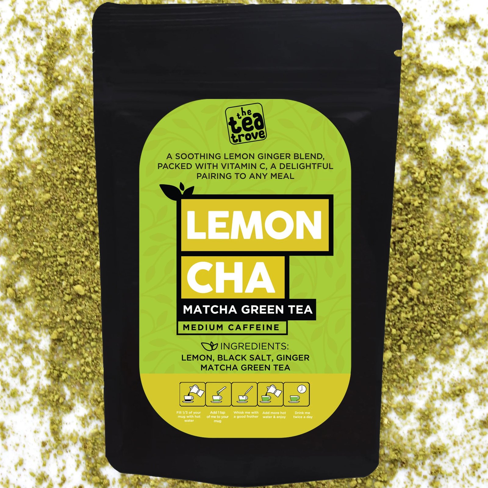 Lemon Cha Matcha Tea - Caffeine Works